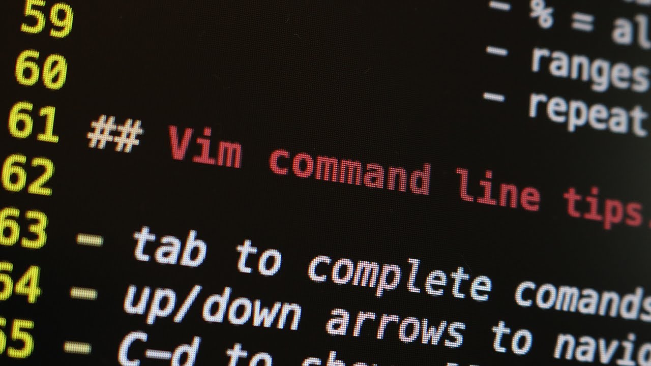Vim Command Line Mode Tips YouTube vim-command-line-mode-tips-youtube