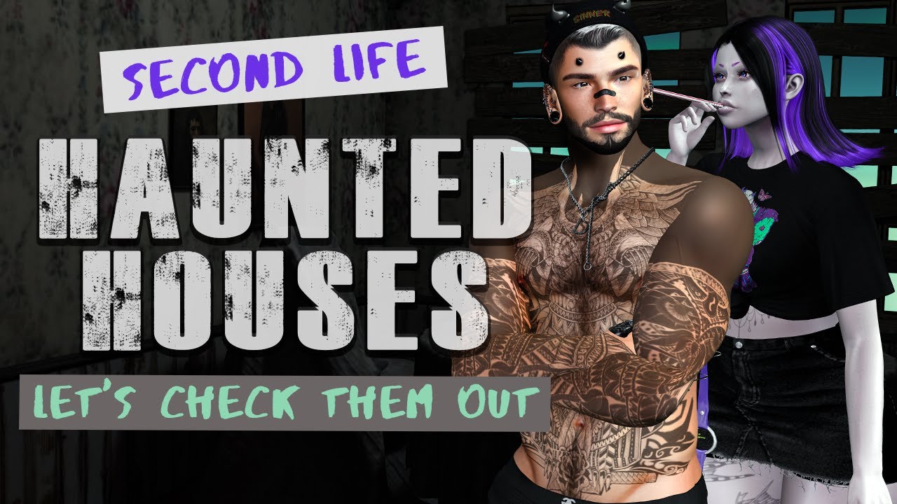 HAUNTED HOUSES - LET'S CHECK THEM OUT - Second Life - YouTube