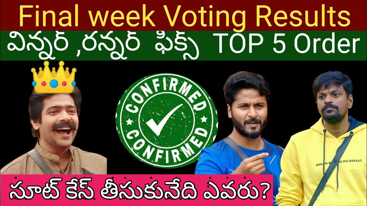 Bigg Boss 6 Telugu Winner |Bigg Boss 6 TOP 5|Bigg Boss Telugu 6 Final ...