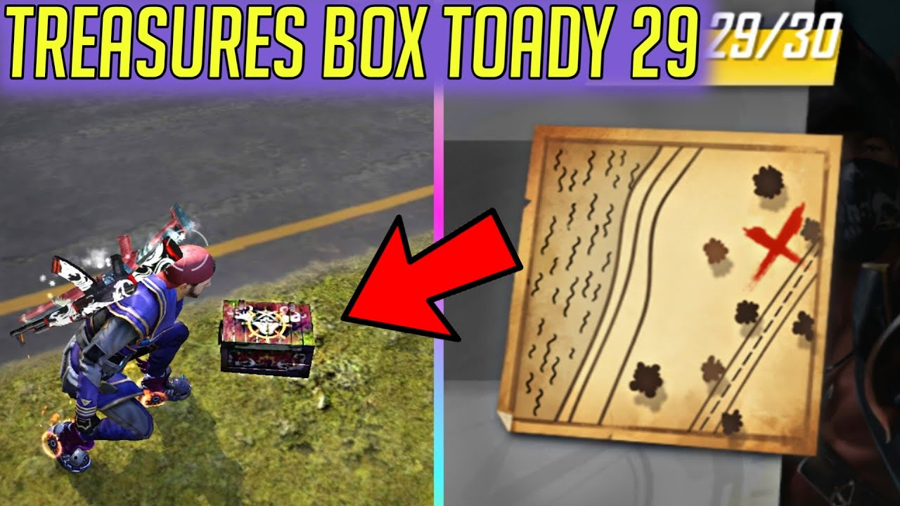 free fire treasures box today 29 Days | Treasures Box 29 - YouTube