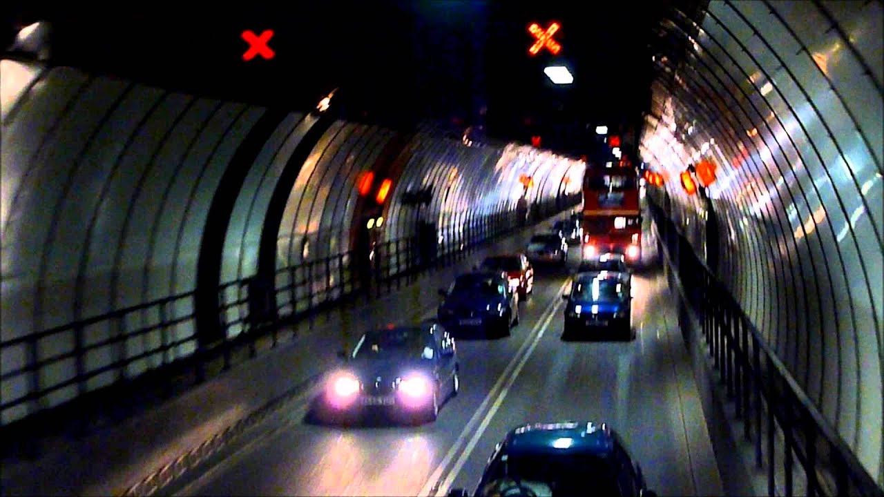 Open Top Bus Through Blackwall Tunnel - YouTube
