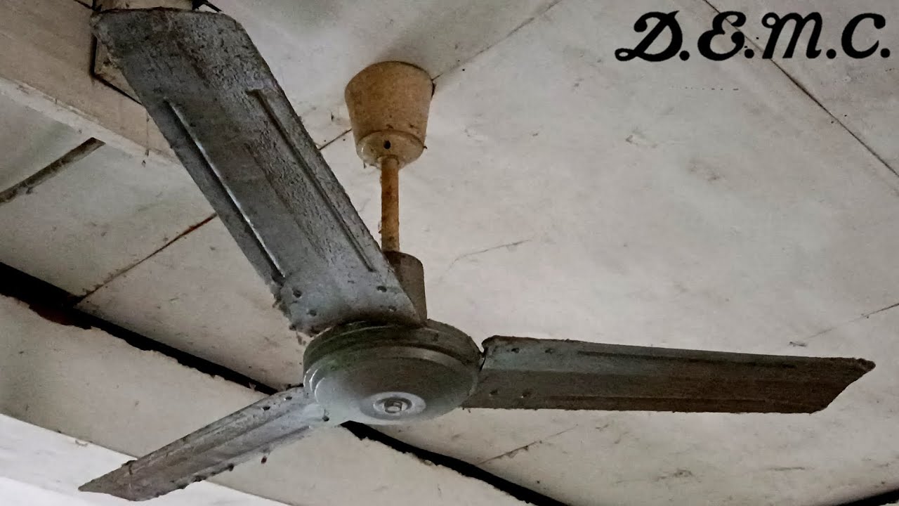 DEMC 48" industrial ceiling fan - YouTube