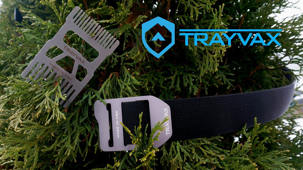 Trayvax Gear // Cinch Belt & Shift Wallet Comb - YouTube