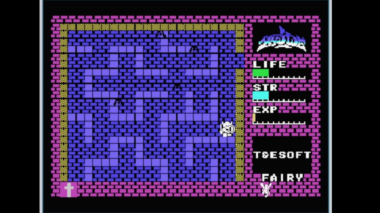 【レトロゲーム：MSX】 Hydlide 1 (1985) (T&E Soft) #CODE:19DCDZDP5UKまで - YouTube