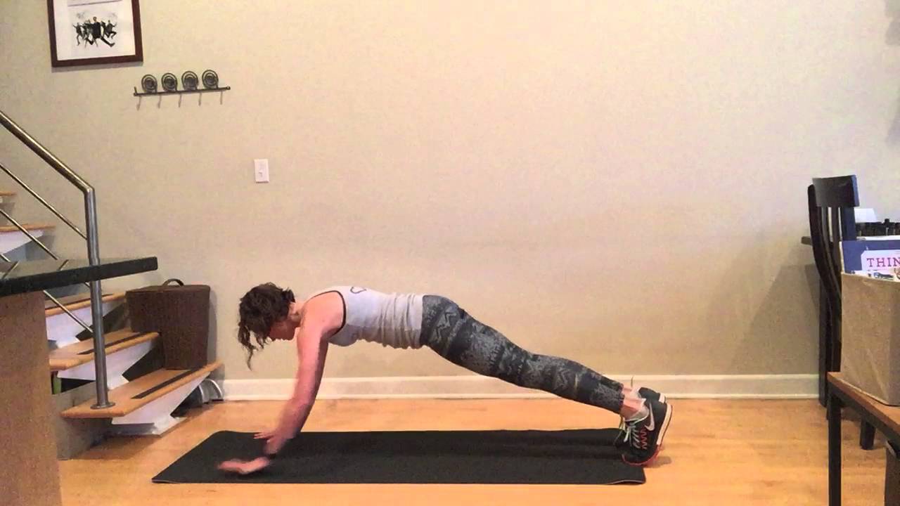 Staggered Push ups - YouTube
