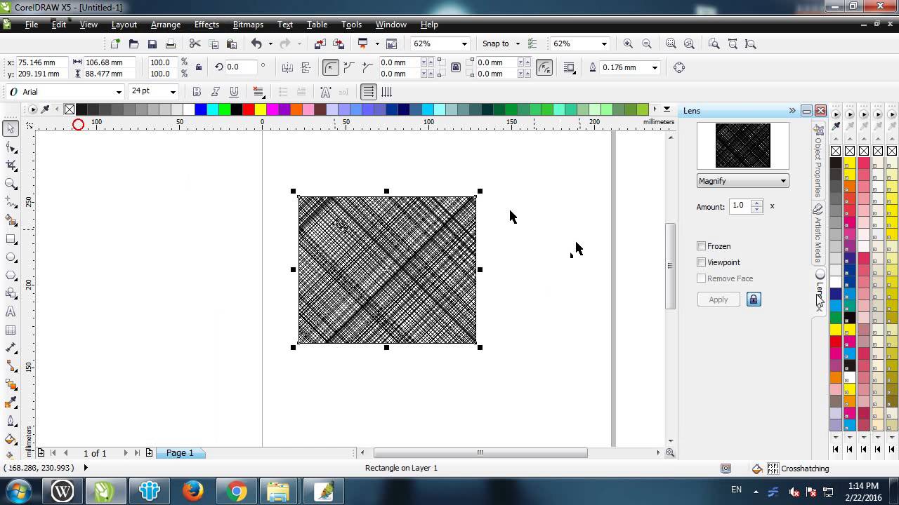 Convert Postscript fill to an object in corel draw - YouTube