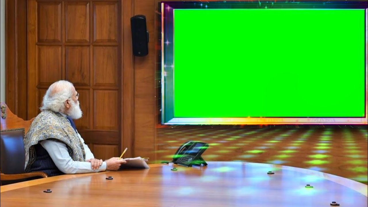 Pradhanmantri Narendra Modi ji Watch LED TV Green Screen HD Videos ll ...