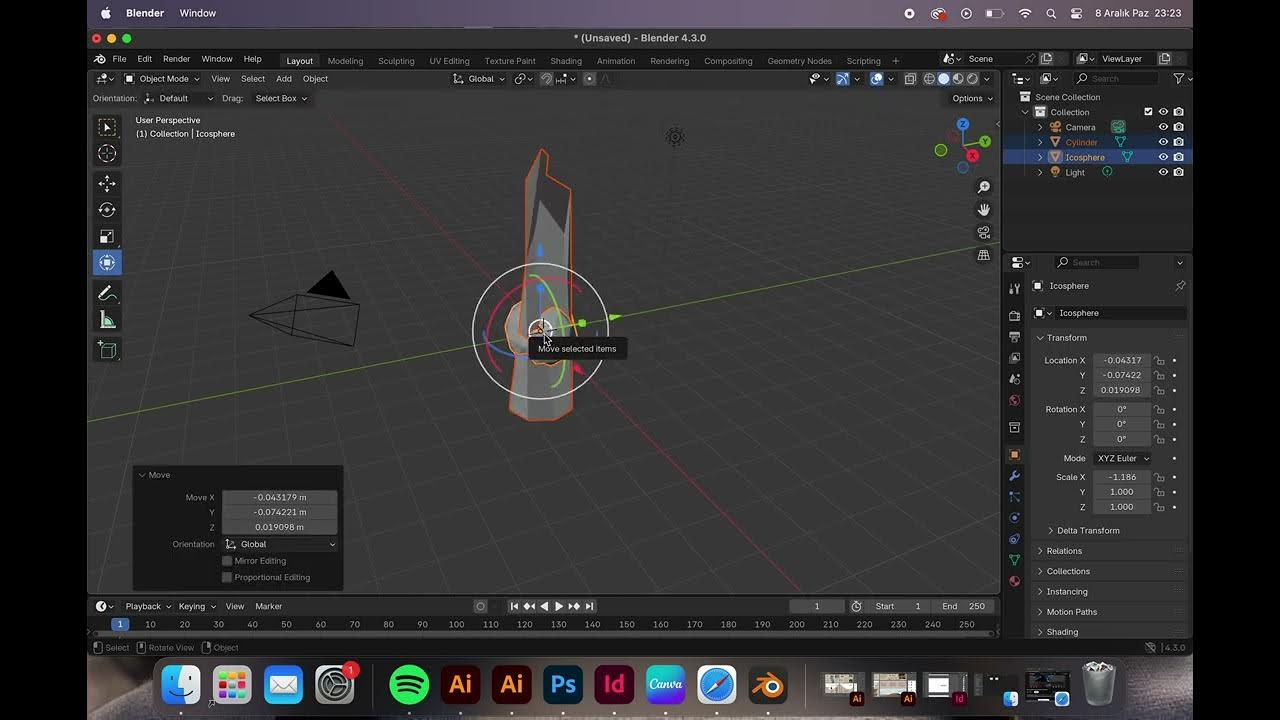 crystal tutorial in blender - YouTube