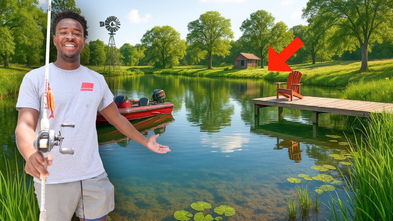 this lake is LOADED with fish - YouTube