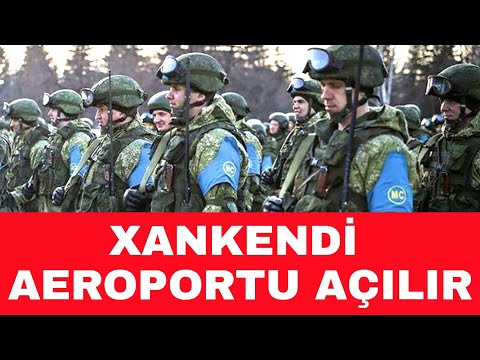 Rus Sulhmeramlilari Xankendi Aeroportunu Acir... ( Xankendi 2021)
