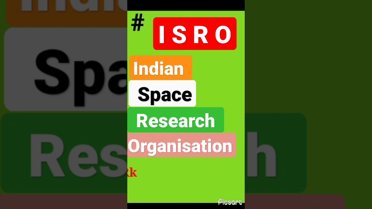 INDIAN SPACE AGENCY ISRO KA FULL FORM YouTube INDIAN SPACE AGENCY ISRO KA FULL FORM YouTube