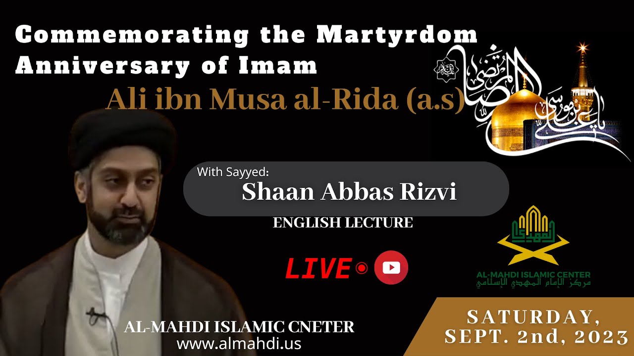 LIVE - Sayyed Shaan Abbas Rizvi | Building The Virtuous Community ...