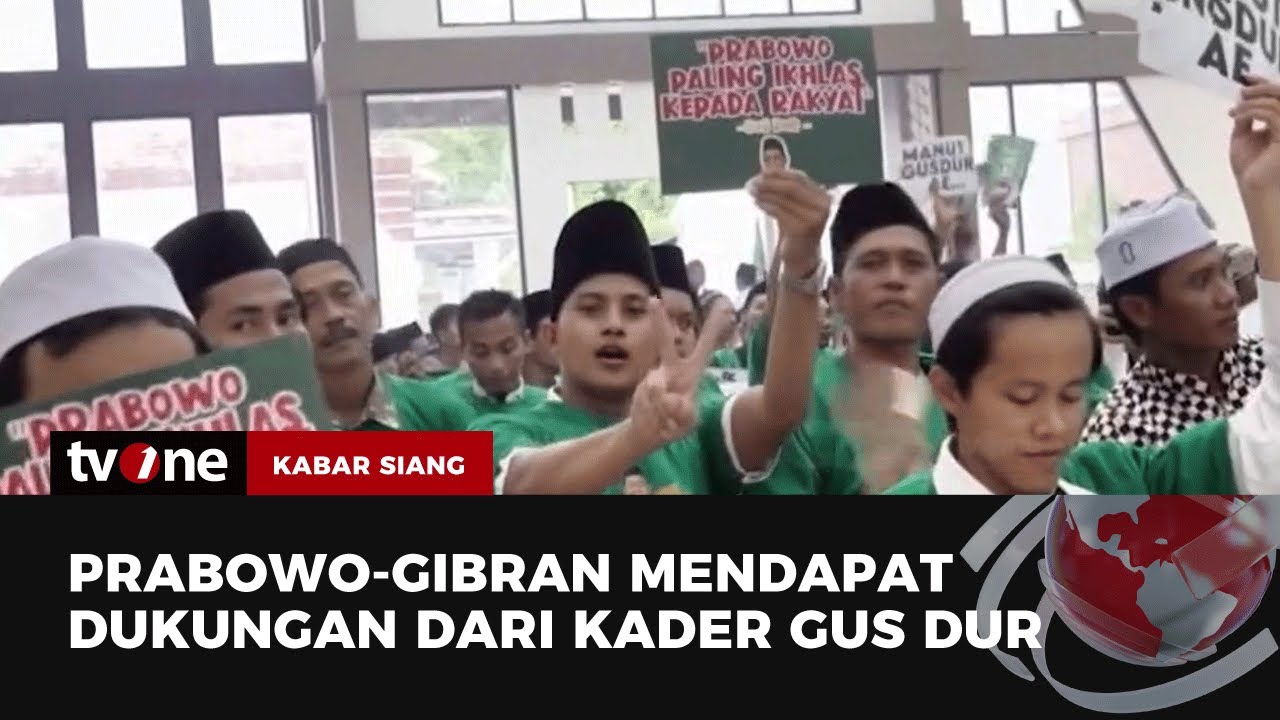 Kader Gus Dur Di Probolinggo Dukung Prabowo Gibran Kabar Siang Tvone