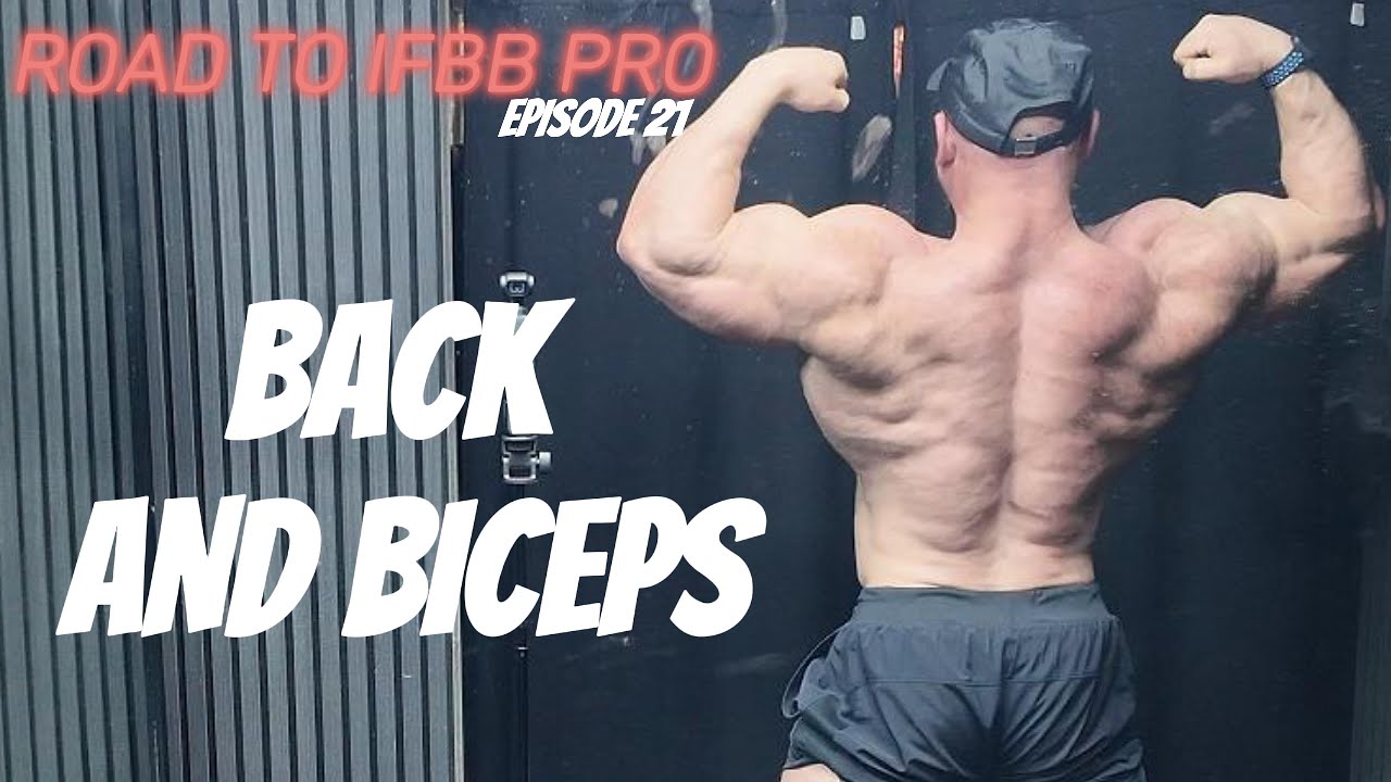 ROAD TO IFBB PRO EP.21 - BACK AND HAMSTRINGS - YouTube