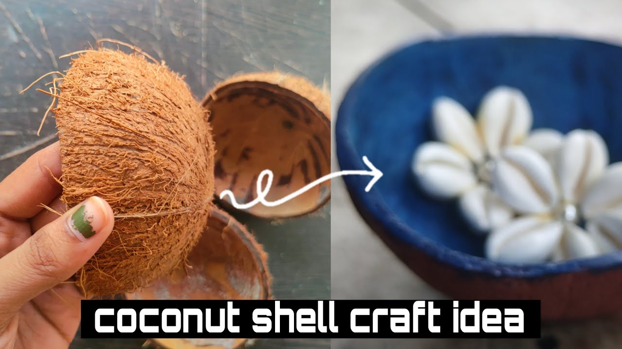 Coconut Shell Craft | Simple Craft Ideas | Home Decor #viral #diy - YouTube