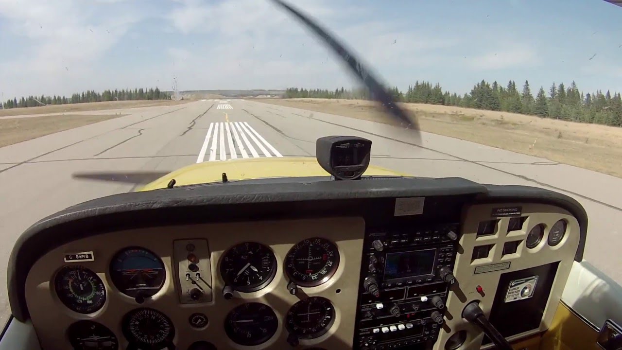 LANDING A SMALL PLANE!!! **with cockpit audio** (Cessna 172) - YouTube