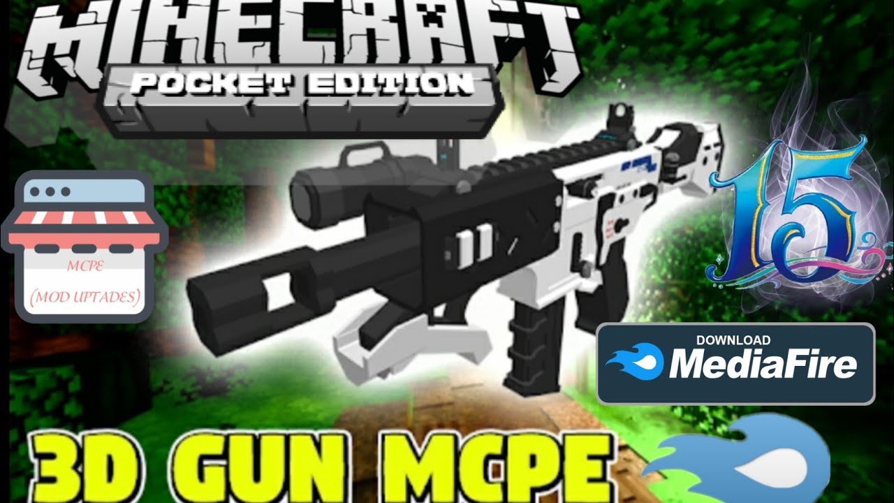 How to download Gun mod in minecraft pocket edition or mcpe ( Mcaddon ...