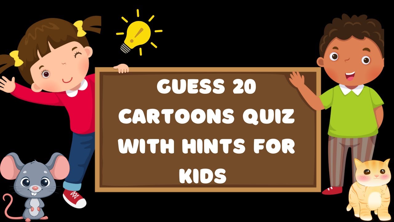 Cartoon Quiz Fun for Kids! Test Your Knowledge with Amaris Creation ...