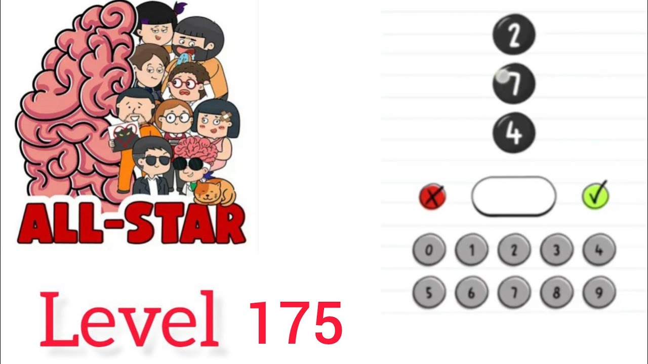 Brain Test All Star Level 175 - YouTube