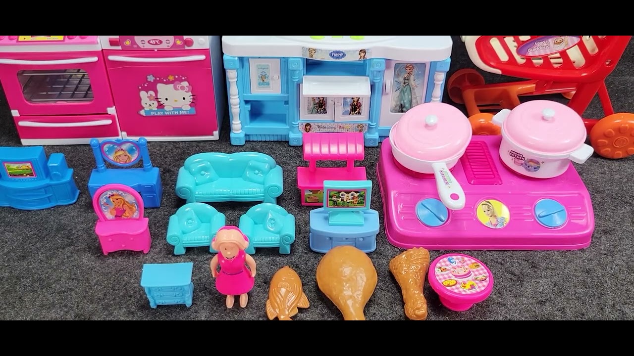 7 Minutes Satisfying with Unboxing Hello Kitty Tiny Kitchen Set | Tiny ...
