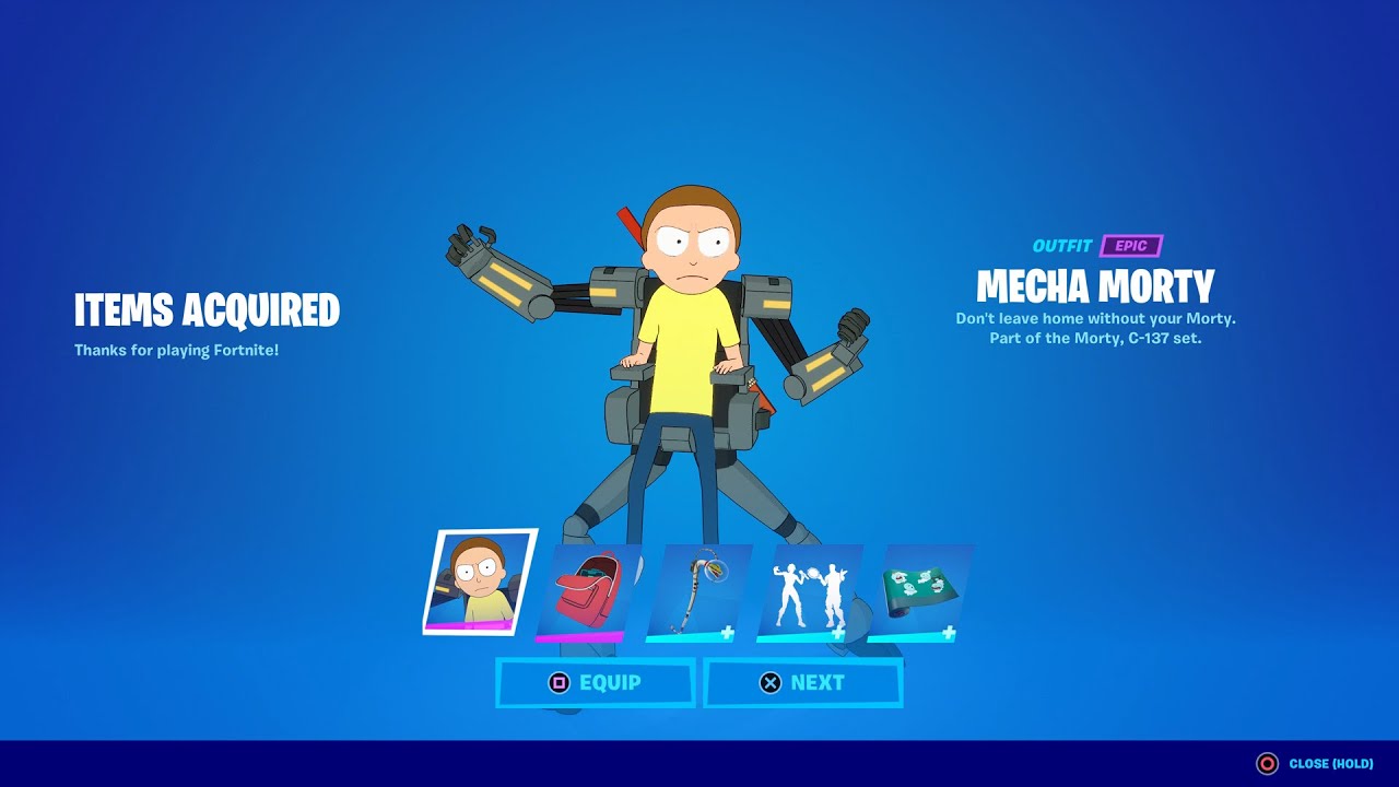 How To Get Mecha Morty Skin & Get Schwifty Emote FREE In Fortnite ...