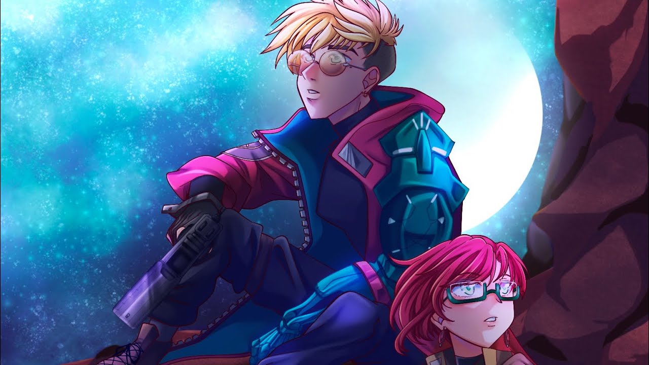 Trigun Stampede # in the night sky speedpaint - YouTube