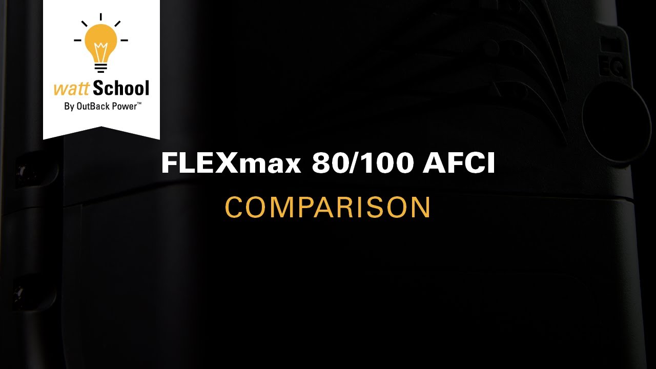 FLEXmax 80/100 AFCI: Comparison - YouTube