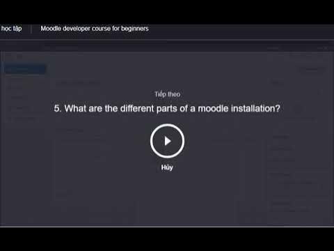 Moodle developer course for beginners - YouTube