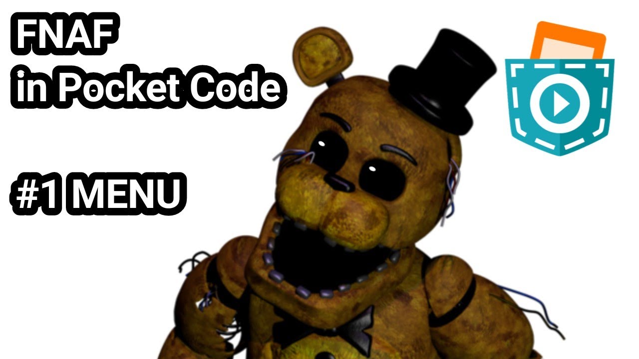 How to make FNaF in Pocket Code #1: Menu - YouTube