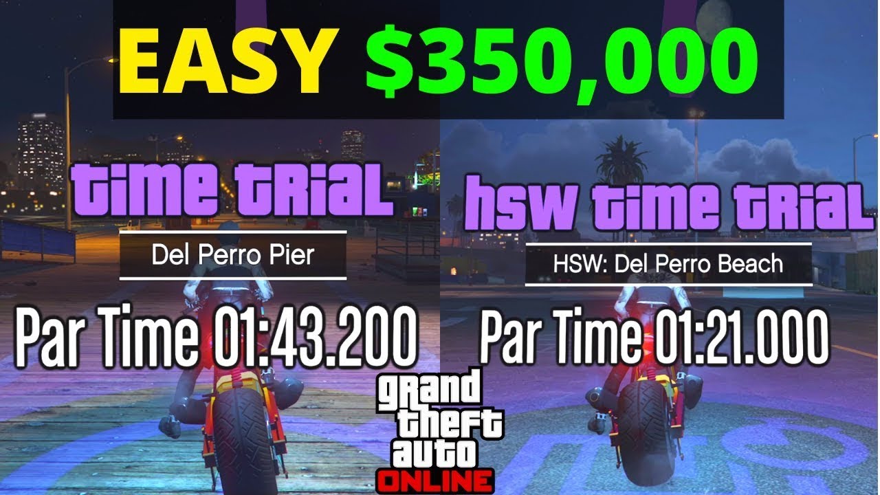 GTA Online Del Perro Pier & Del Perro Beach HSW Time Trial - EASY ...