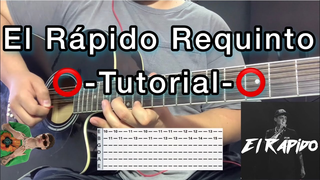 El Rápido Requinto Tutorial Peso Pluma ~ Guitarra - YouTube