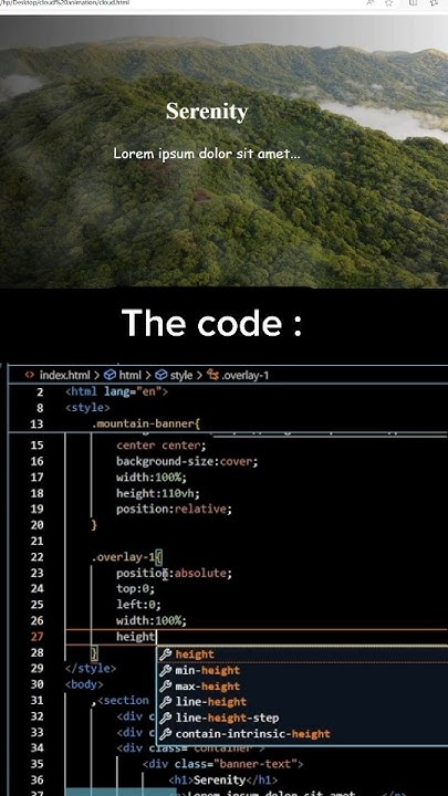 Captivating Cloud Animation ☁️🖇️ Coding Shorts Computerscienceconcepts Html Css Program