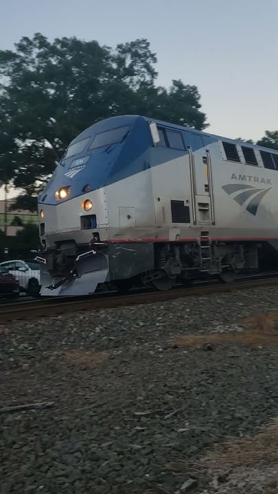 Amtrak 79 Carolinian arrives into Cary, NC #amtrak #carync #train #amtraktrains - YouTube