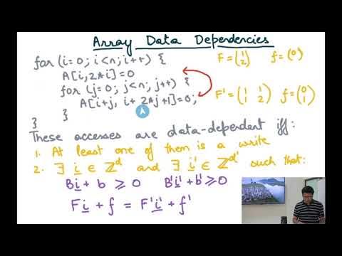Compiler Design Module 138 : Array Data Dependencies - YouTube
