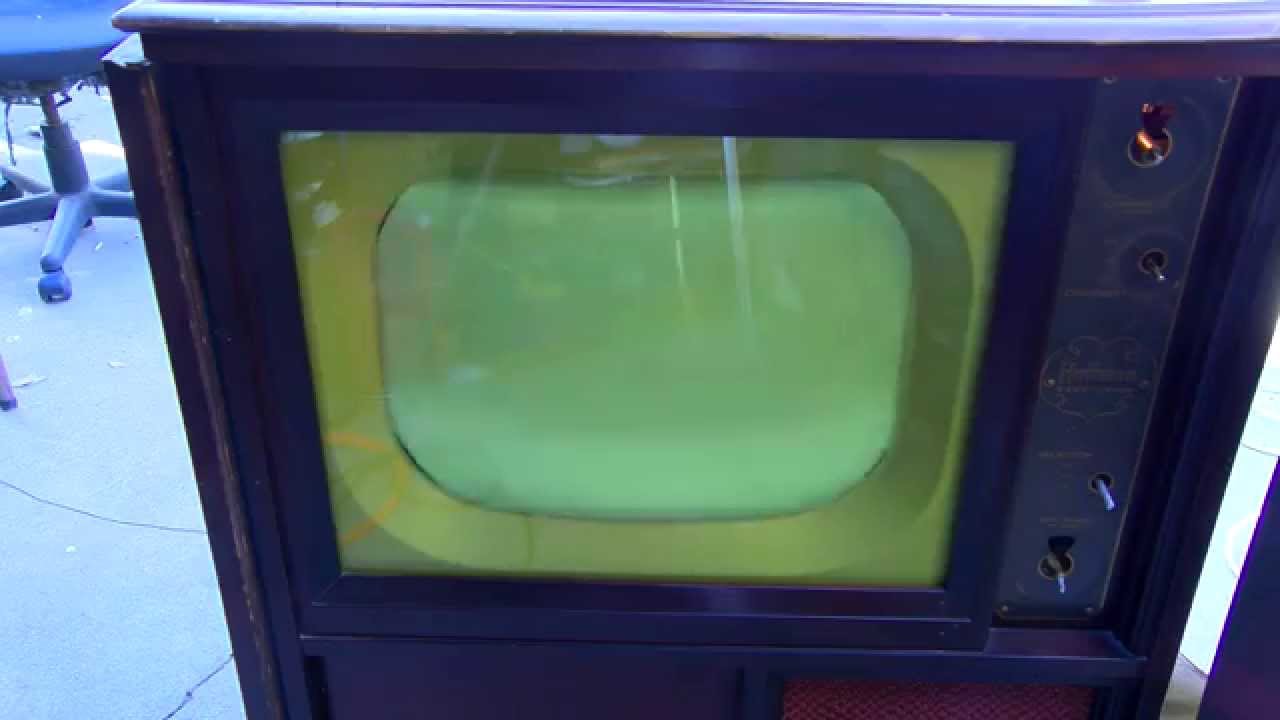 Vintage Hoffman Television Resurrection and Analysis - YouTube