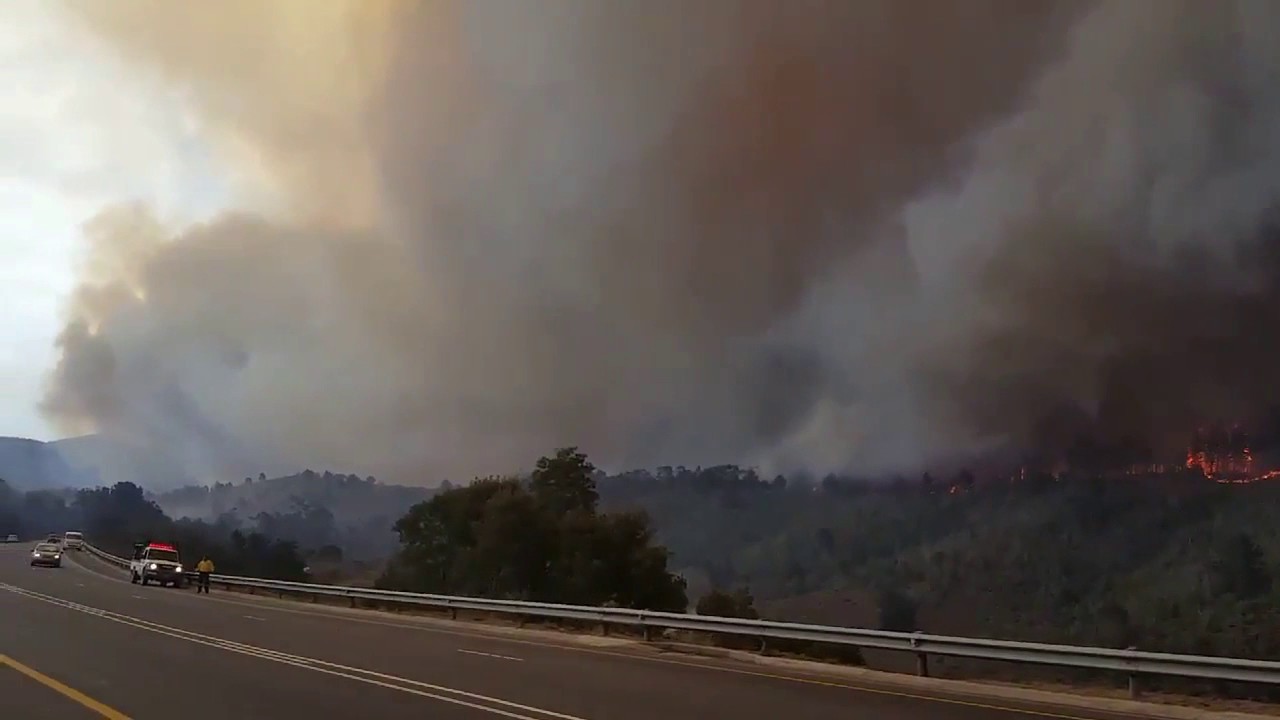 ENTIRE KNYSNA FIRE 2017!! SHOCKING FOOTAGE - YouTube