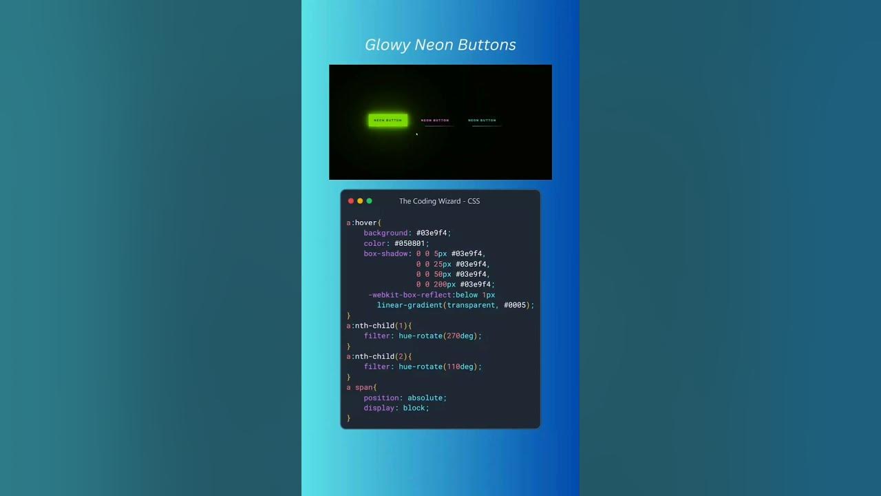 Glowy Buttons Csscoding Coder Coding Tutorial Html Youtubeshorts Youtube