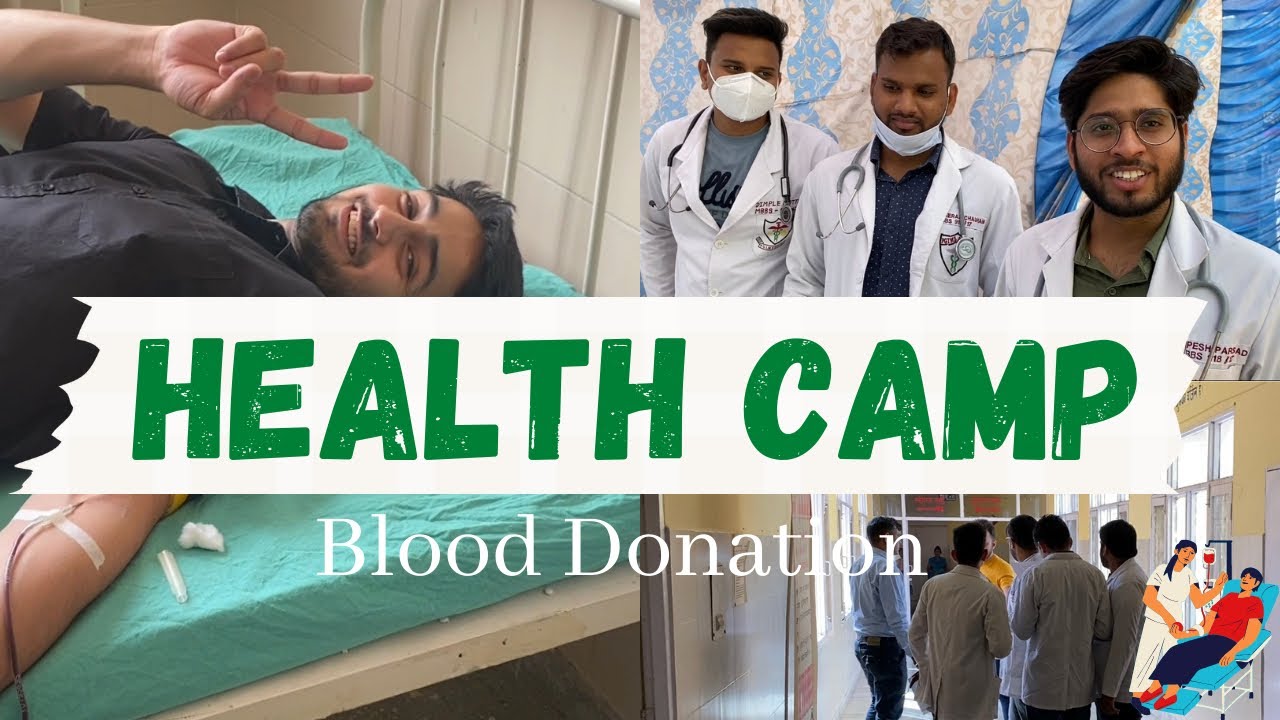 Blood Donation Camp | First Time Blood Donation | MBBS Internship | Dr ...