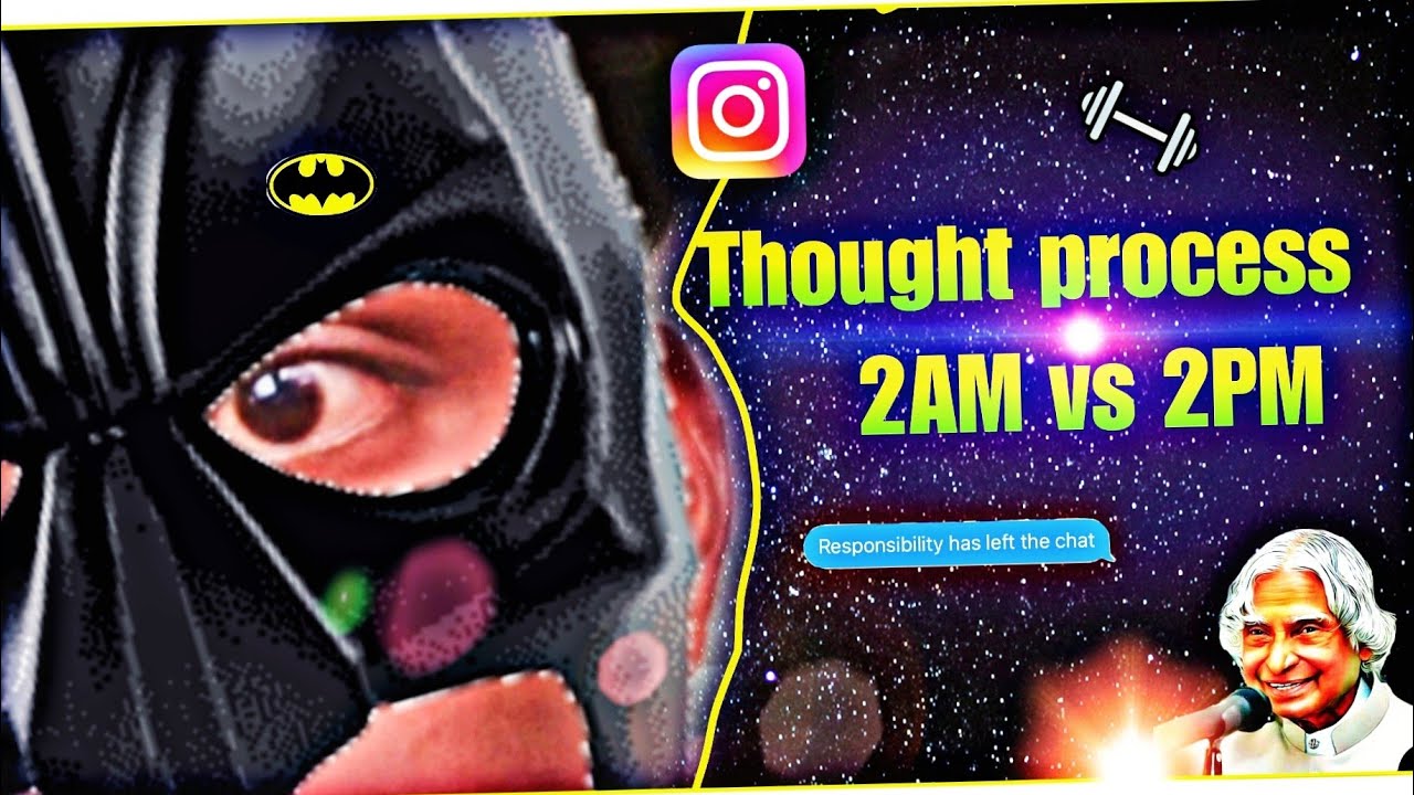 Thought process 2Am vs 2pm |Tamilselvanblogs - YouTube