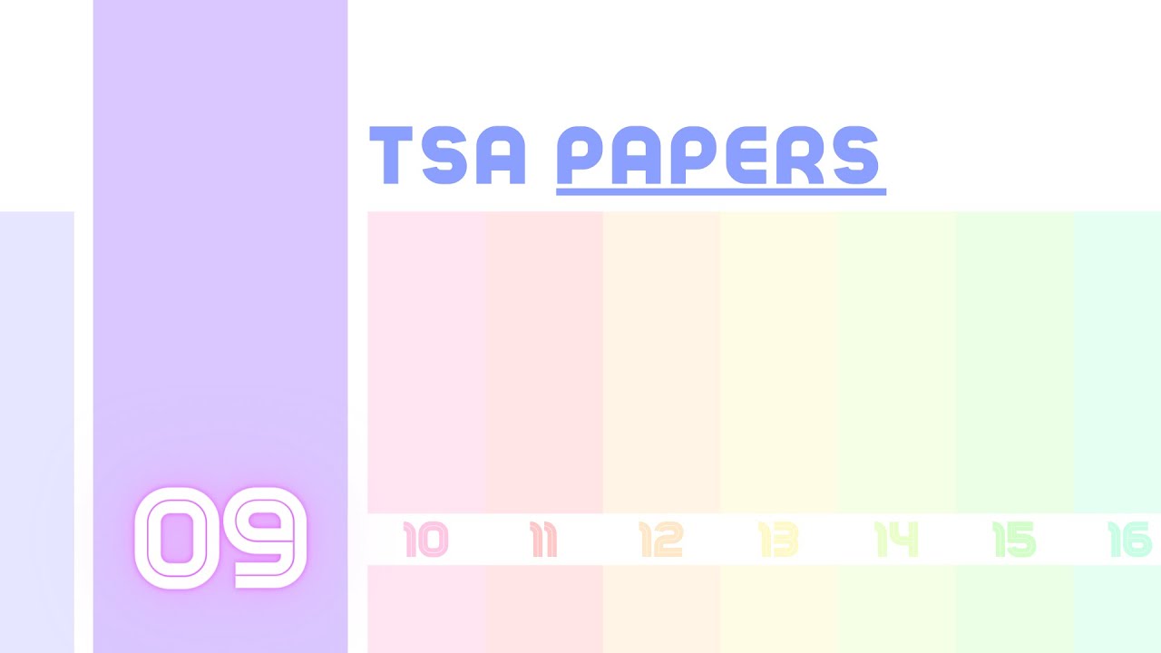 TSA 2009 Full Past Paper | Explained Answers | Thinking Skills ...