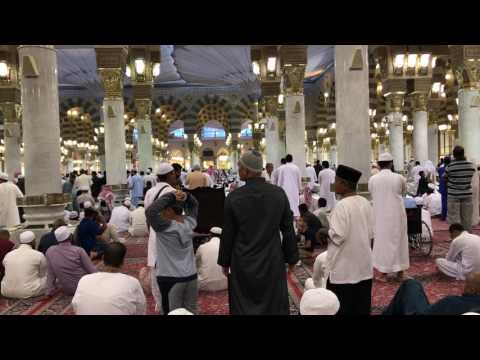 MESCİDİ NEBEVİDE AKŞAM EZANI 12 MAYIS 2017