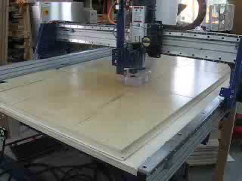 Shopbot PRS Alpha and Shopbot Link cutting cabinet parts - YouTube