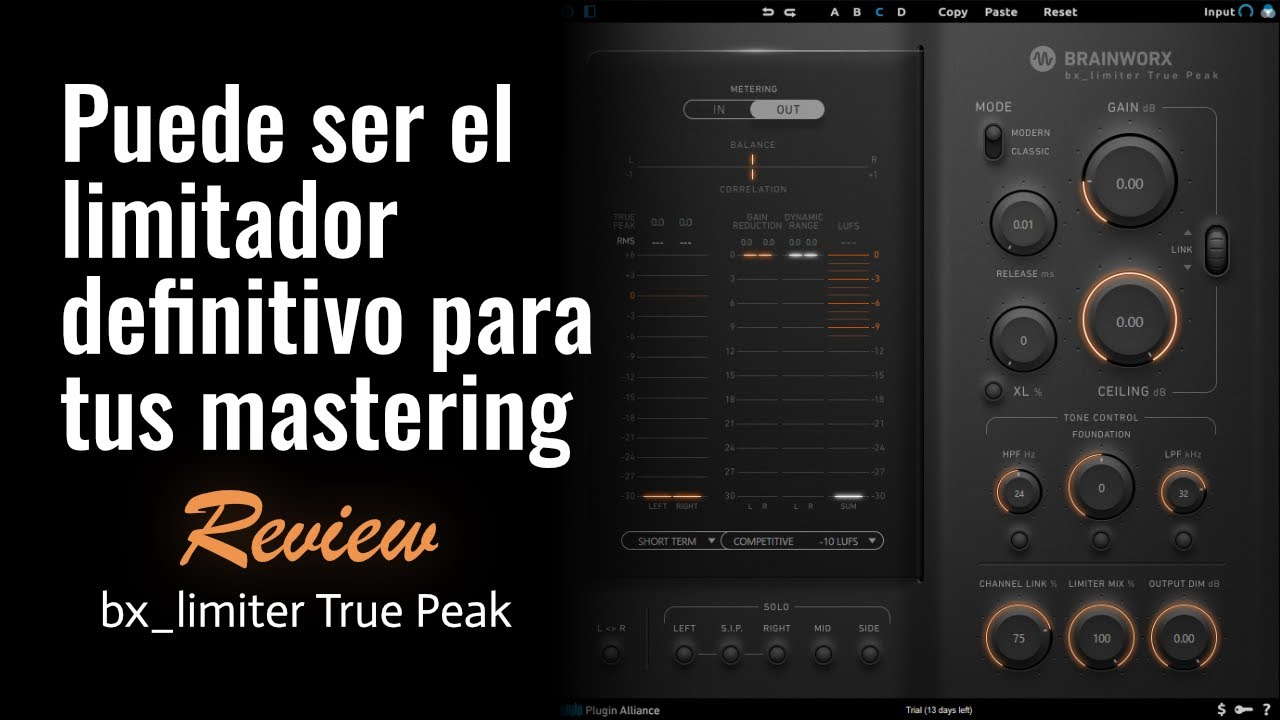 ¿Es el limitador definitivo para mastering? 🎚 Plugin REVIEW Brainworx ...