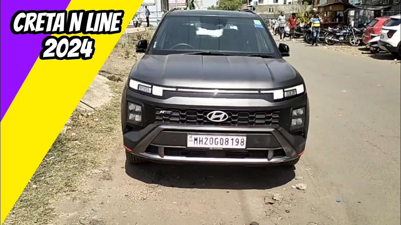 Hyundai creta N line variant N10 Titan grey matte DCT translation ex ...