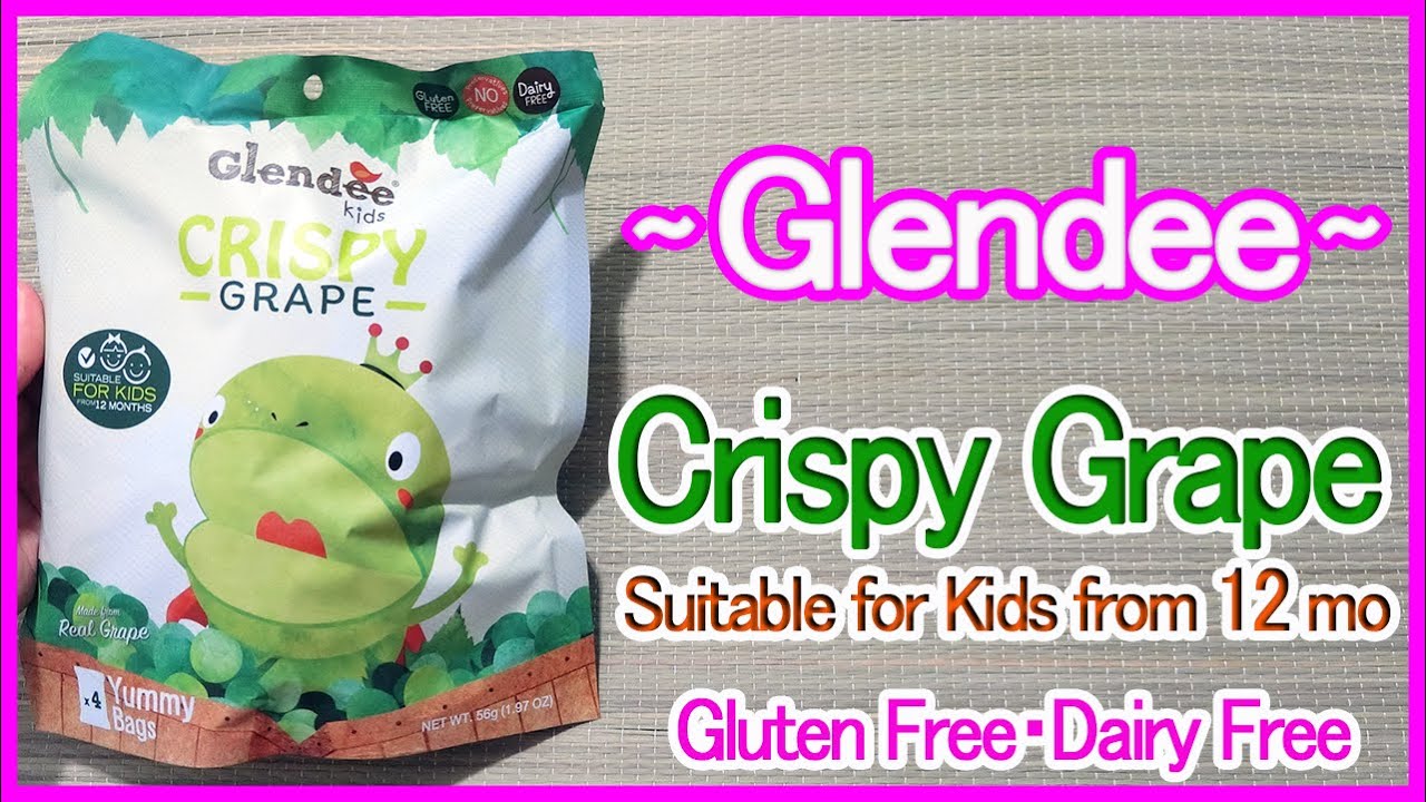 Glendee Kids Crispy Grape Suitable for Kids from 12 months Made from ...