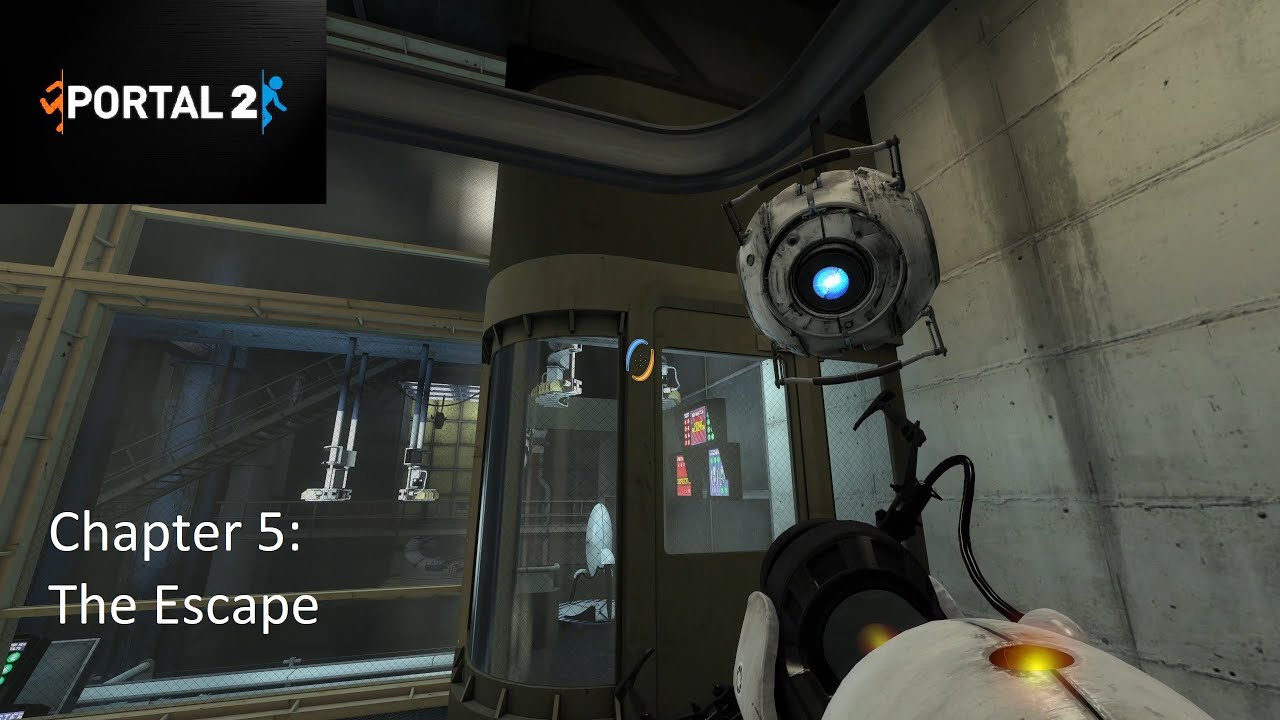 Portal 2 Single Player. Chapter Five with commentary - YouTube