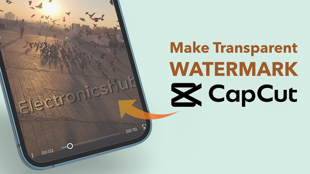 How To Make Transparent Watermarks In CapCut? - YouTube