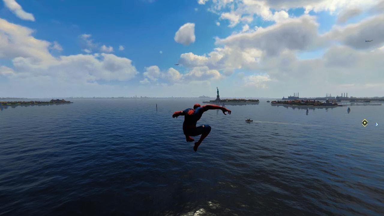 Marvel's Spider-Man Remastered PS5_Conhecendo os limites do cenário ...