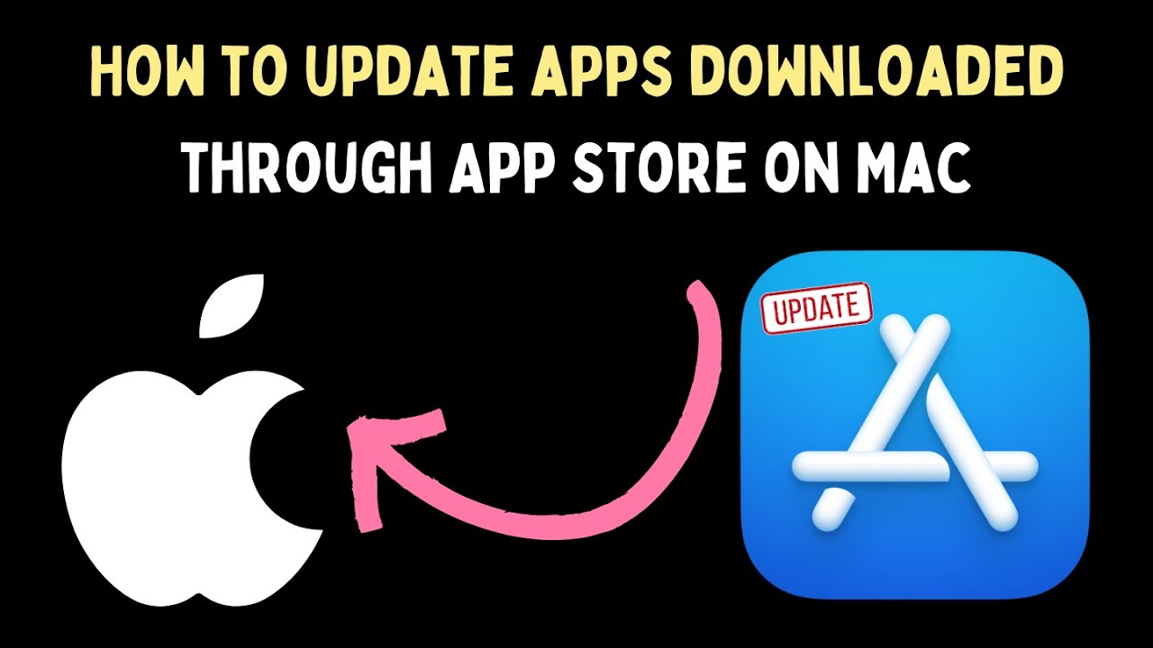 How to Update Apps Downloaded Through App Store on Mac - YouTube
