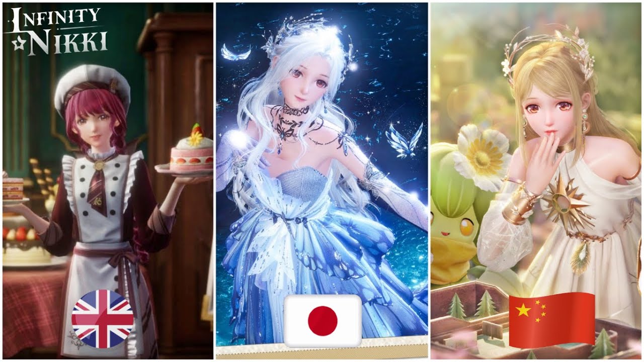 ENGLISH vs JAPANESE vs CHINESE Voice Comparison - Infinity Nikki - YouTube